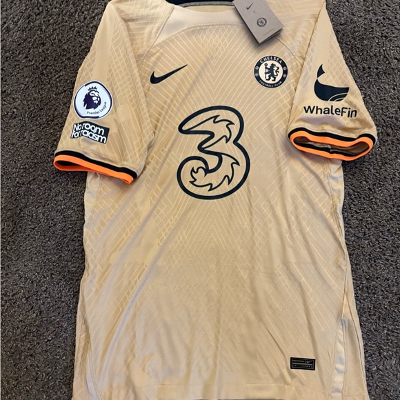 Nike | Tops | Nike Chelsea Fc Gold Jersey | Poshmark